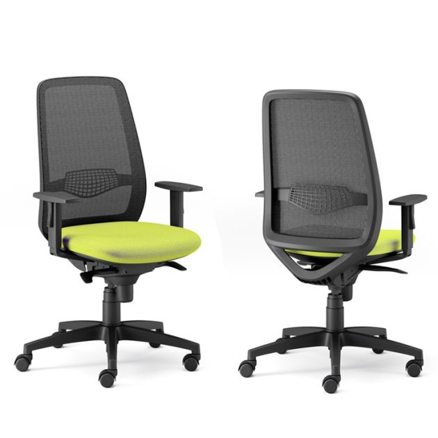 Tulio Office Chair on Wheels | Streamlined Design